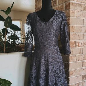 Alex Marie Dresses | Pale Green Lace Dress With Gold Belt | Poshmark